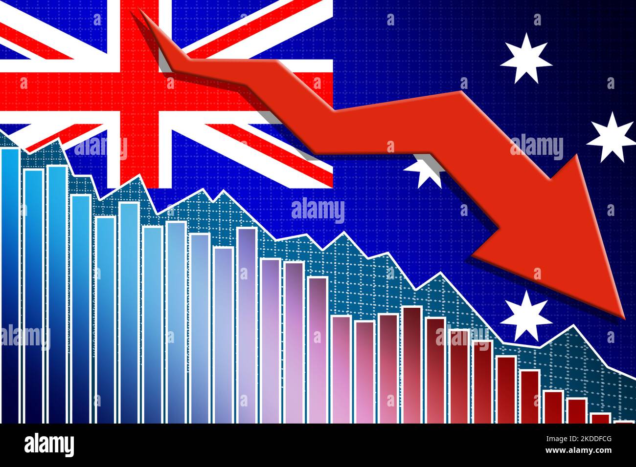 Gdp falling graph hi-res stock photography and images - Alamy