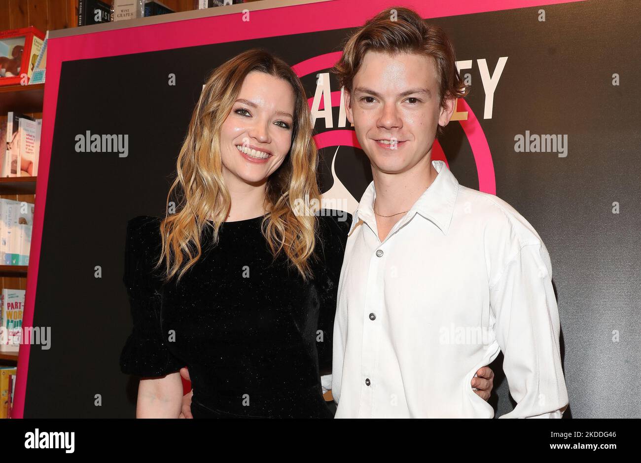 Talulah Riley and Thomas Brodie-Sangster attend "The Quickening" book ...