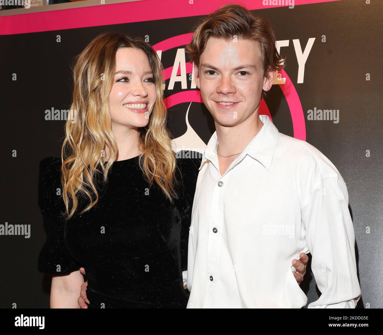 Talulah Riley and Thomas Brodie-Sangster attend "The Quickening" book ...