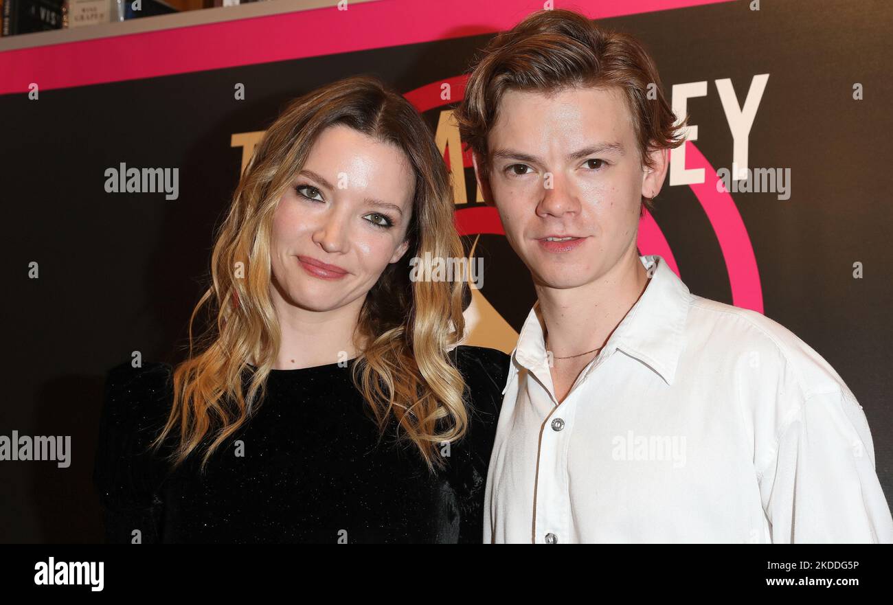 Talulah Riley and Thomas Brodie-Sangster attend "The Quickening" book ...