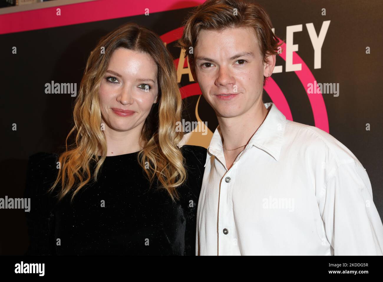 Talulah Riley and Thomas Brodie-Sangster attend "The Quickening" book ...