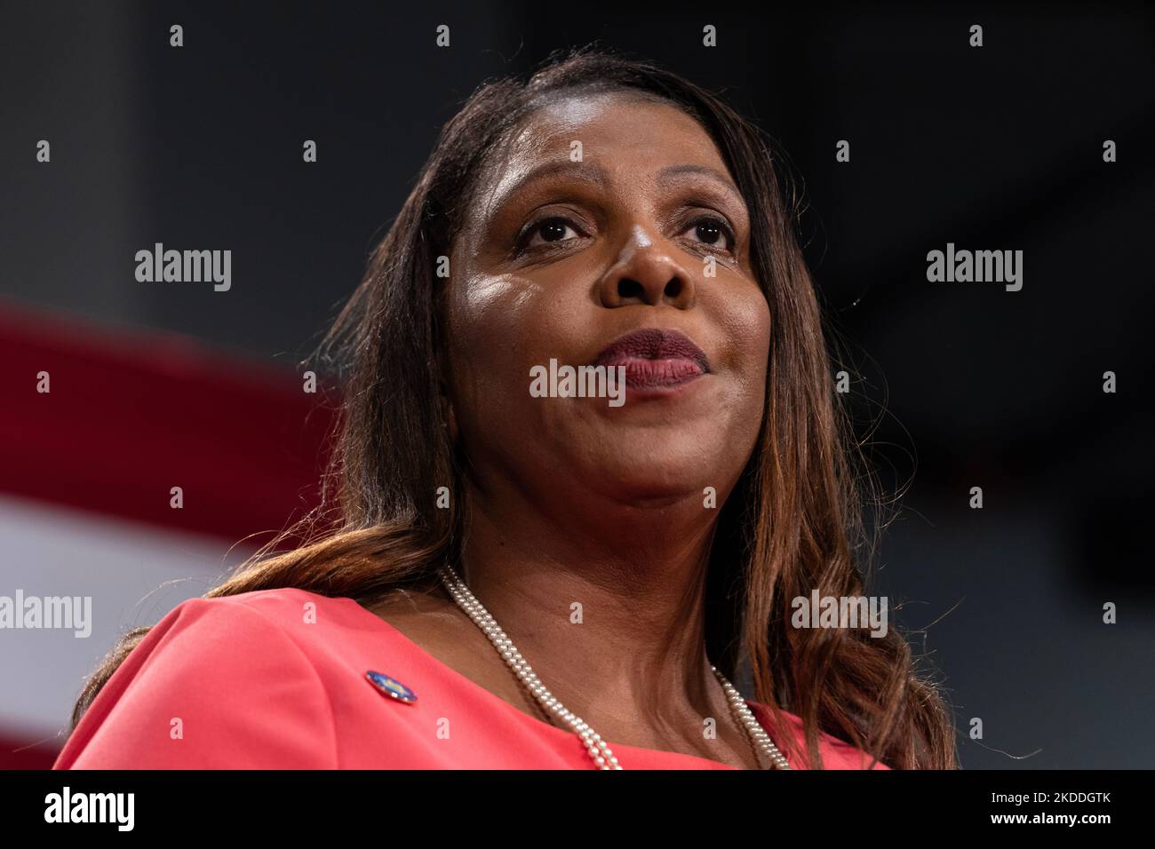 Nys Attorney General Letitia James Speaks During Election Campaign