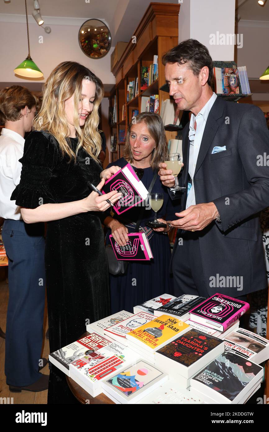 Talulah Riley attends "The Quickening" book launch at Daunt Books in ...