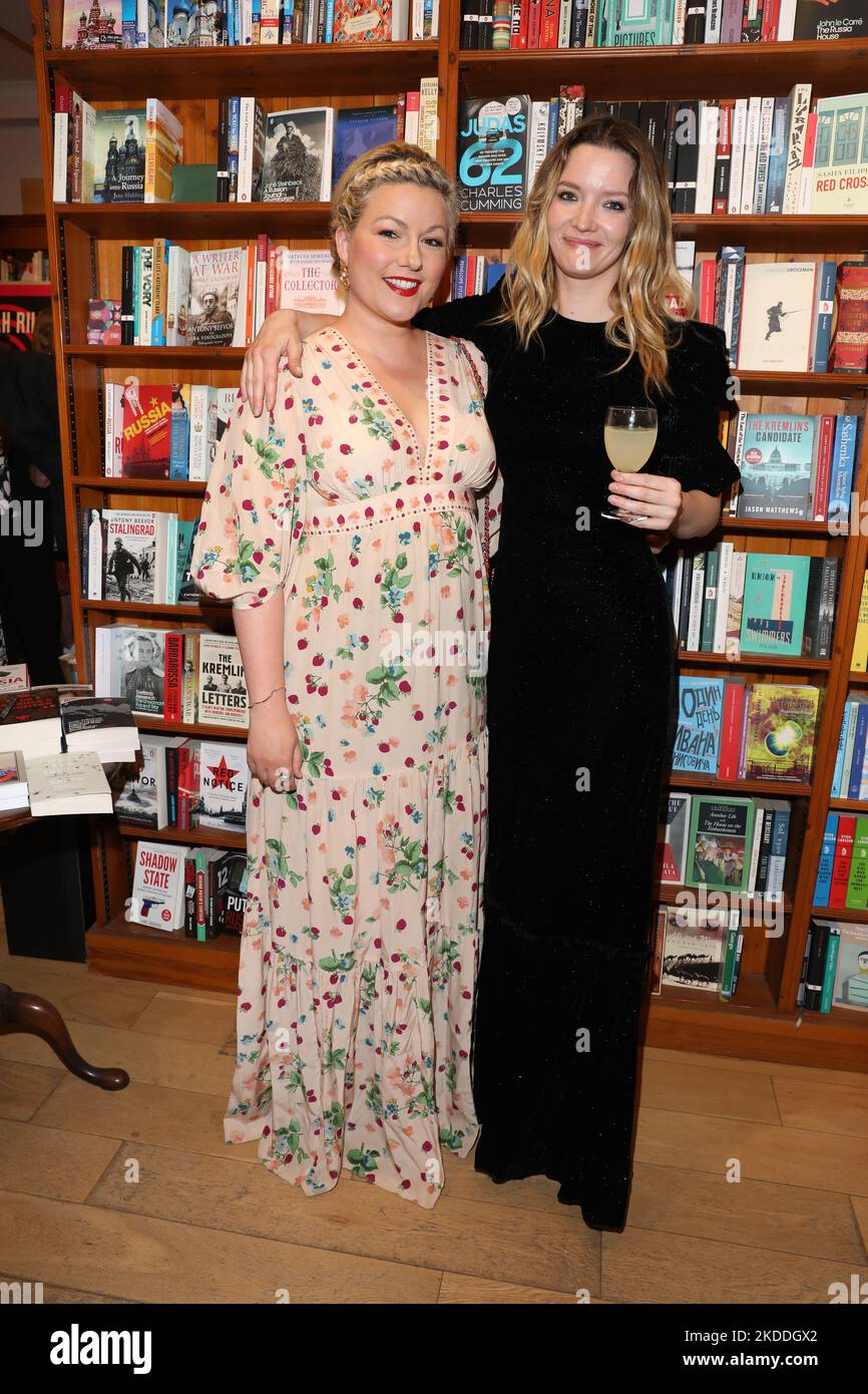 Natalie Rushdie and Talulah Riley attend "The Quickening" book launch ...