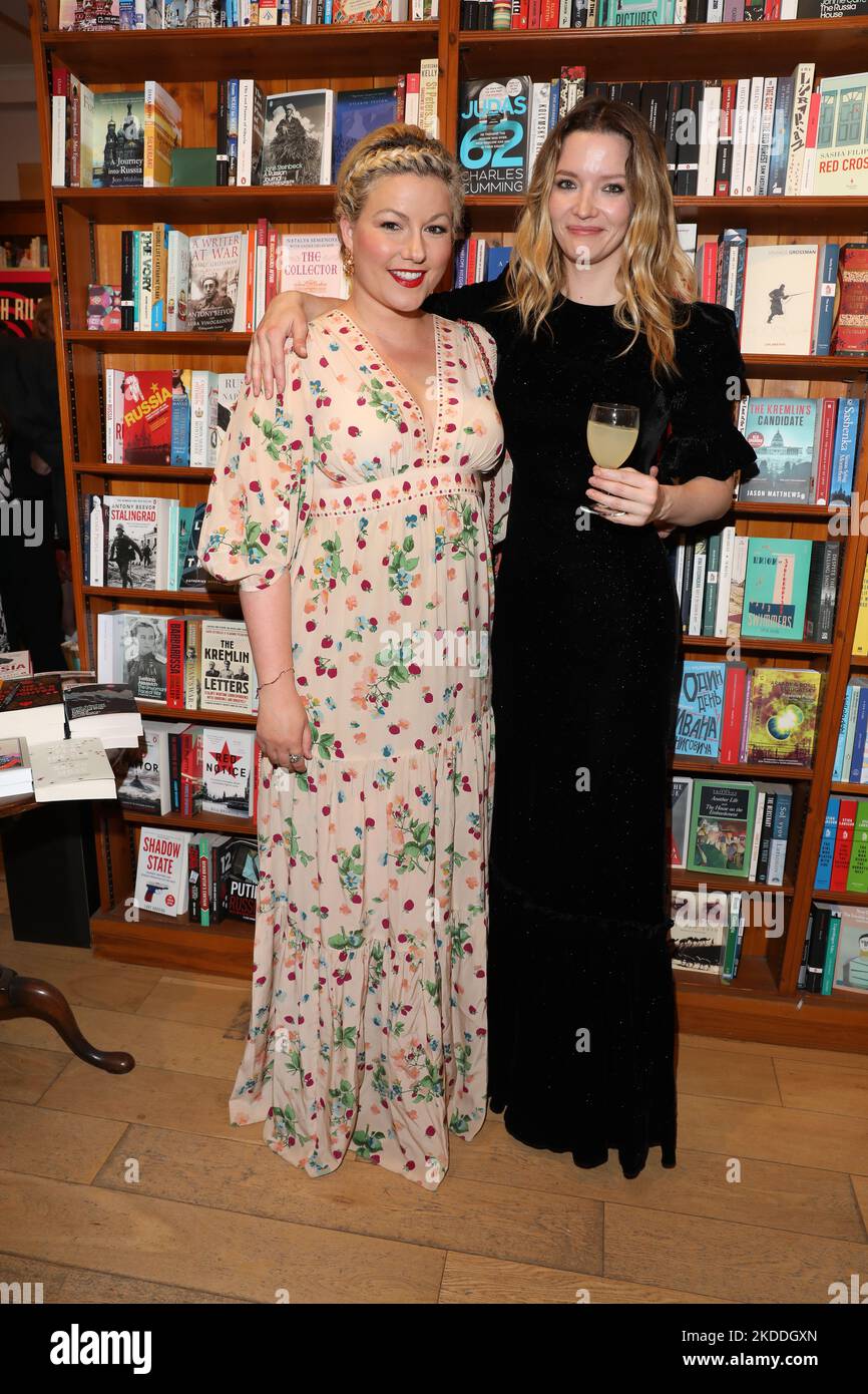 Natalie Rushdie and Talulah Riley attend "The Quickening" book launch ...