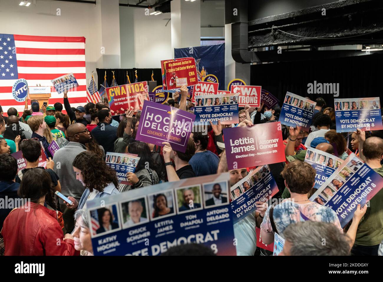 Crowd attends election campaign rally for Democratic Party tickets at ...