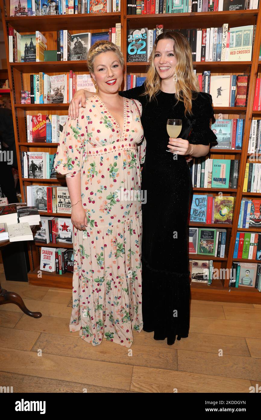 Natalie Rushdie and Talulah Riley attend "The Quickening" book launch ...