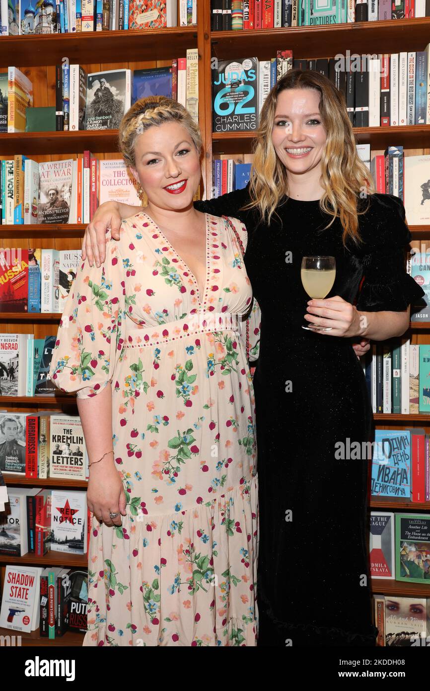 Natalie Rushdie and Talulah Riley attend "The Quickening" book launch ...
