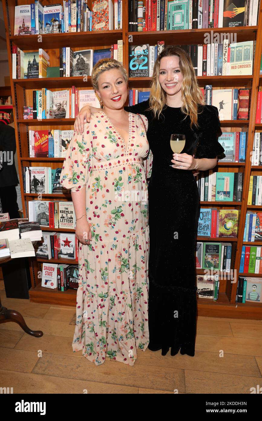 Natalie Rushdie and Talulah Riley attend "The Quickening" book launch ...