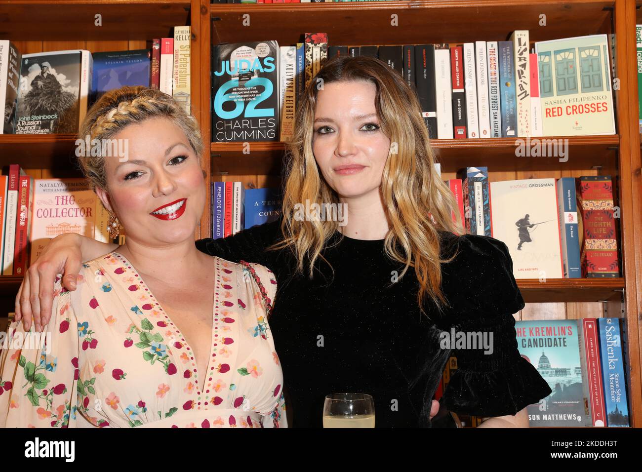 Natalie Rushdie and Talulah Riley attend "The Quickening" book launch ...