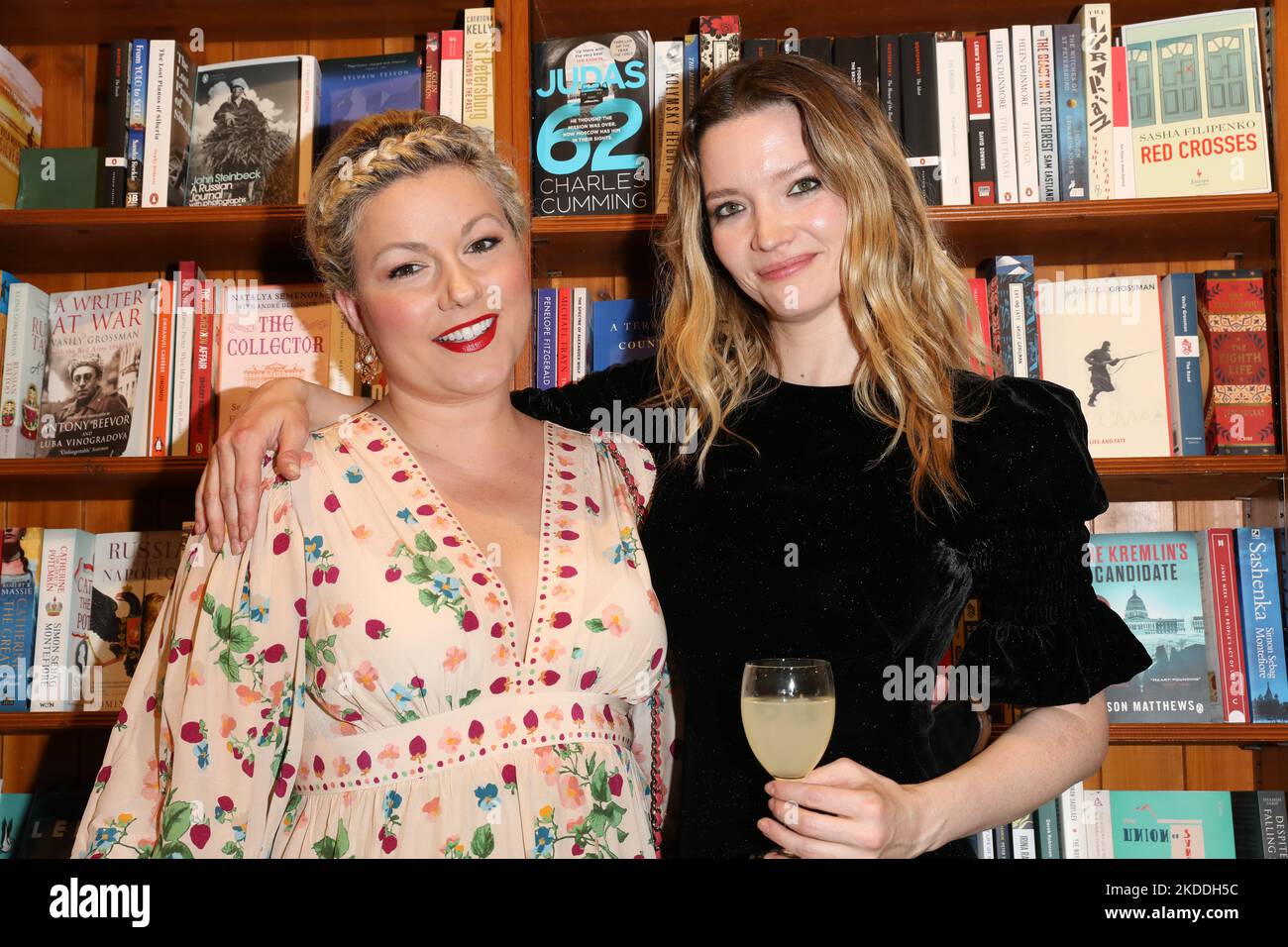 Natalie Rushdie and Talulah Riley attend "The Quickening" book launch ...
