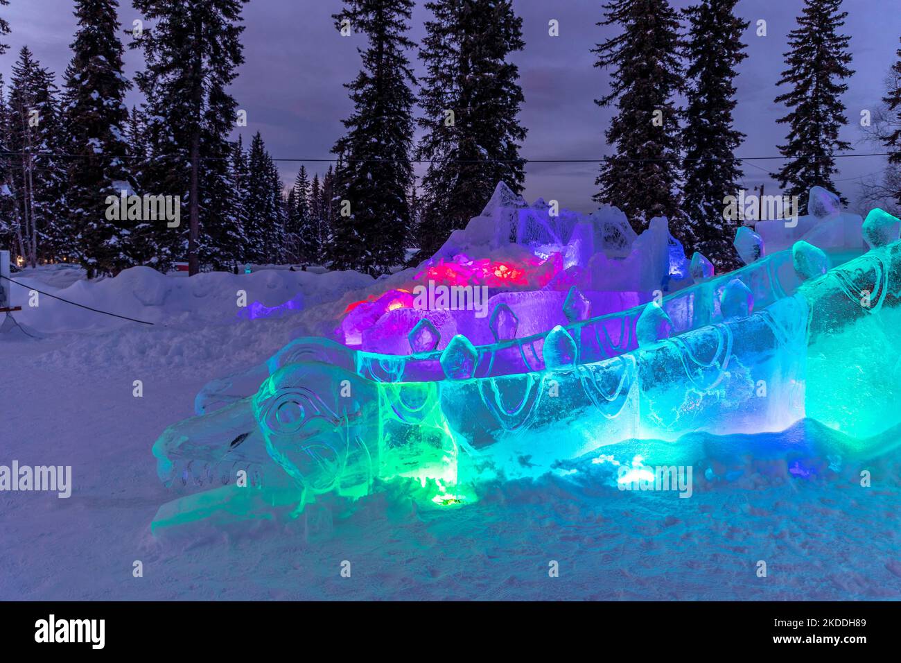 2022 world ice art championships hi-res stock photography and images ...