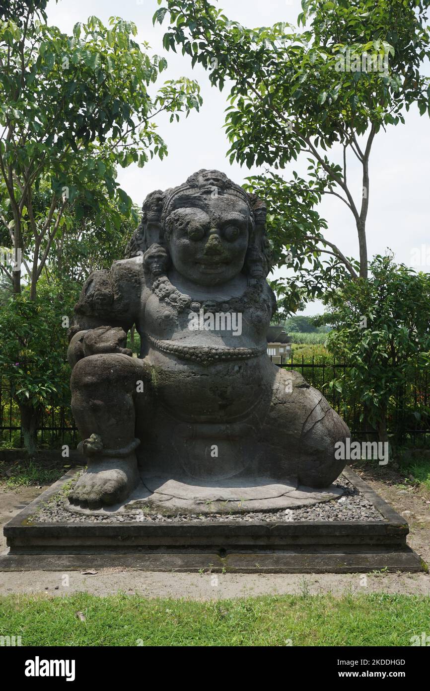 Totok Kerot statue in Kediri. This statue is a 3m tall inscription in ...