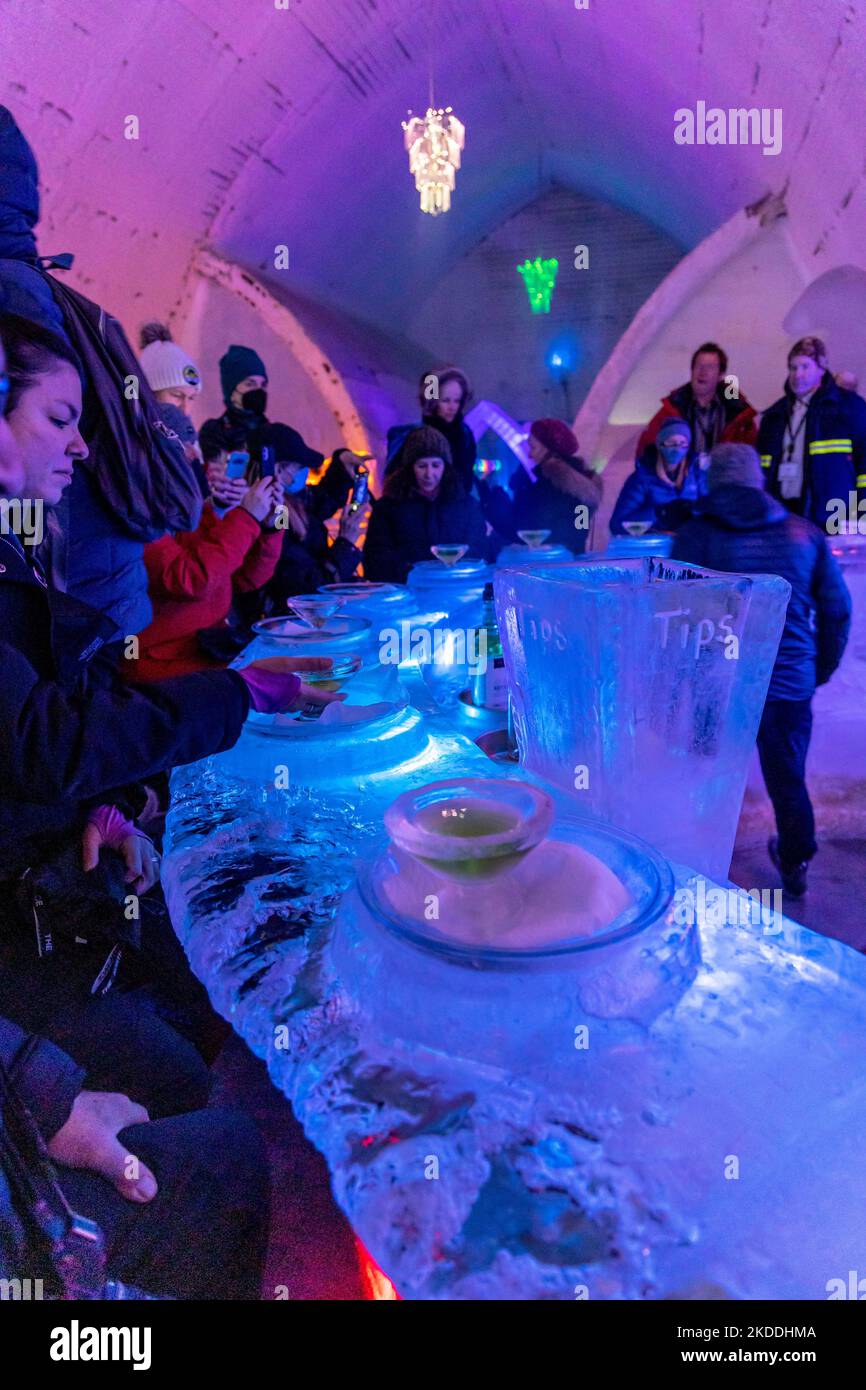 Aurora Ice Museum, Chena Hot Springs Resort, Alaska Stock Photo - Alamy