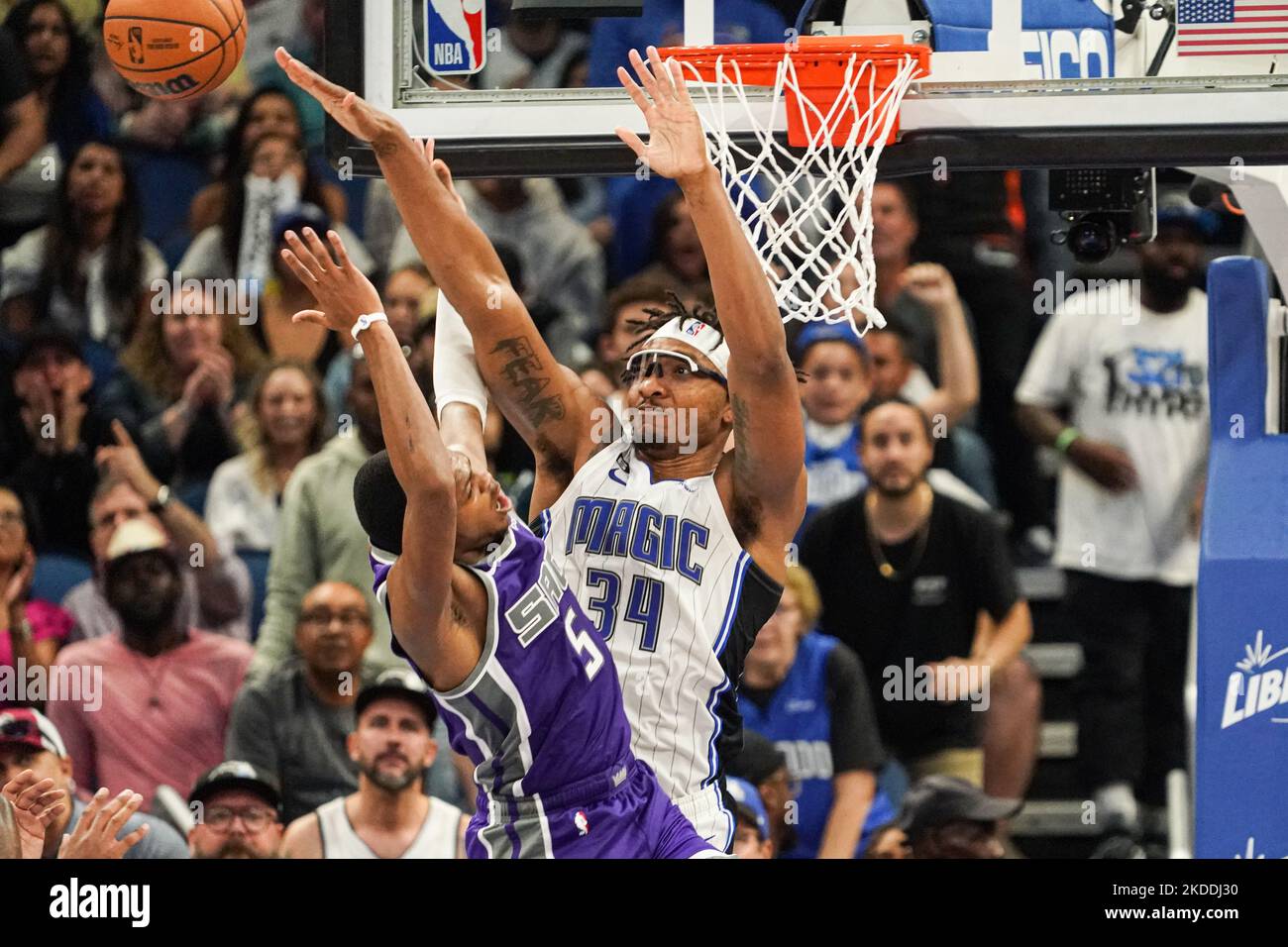 Orlando, Florida, USA, November 5, 2022, Orlando Magic's Wendell Carter ...