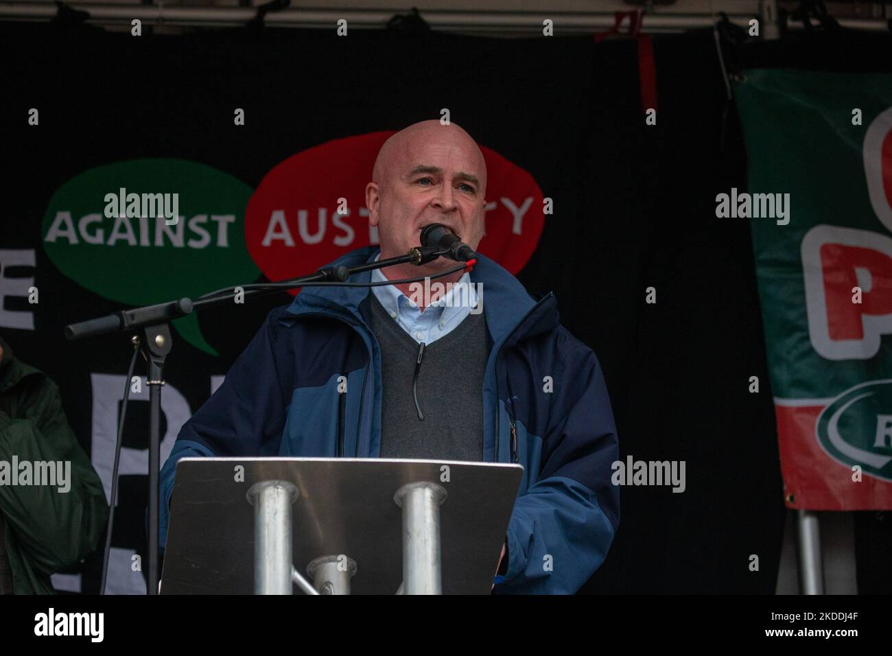 London, England, UK. 5th Nov, 2022. RMT General Secretary, MICK LYNCH ...
