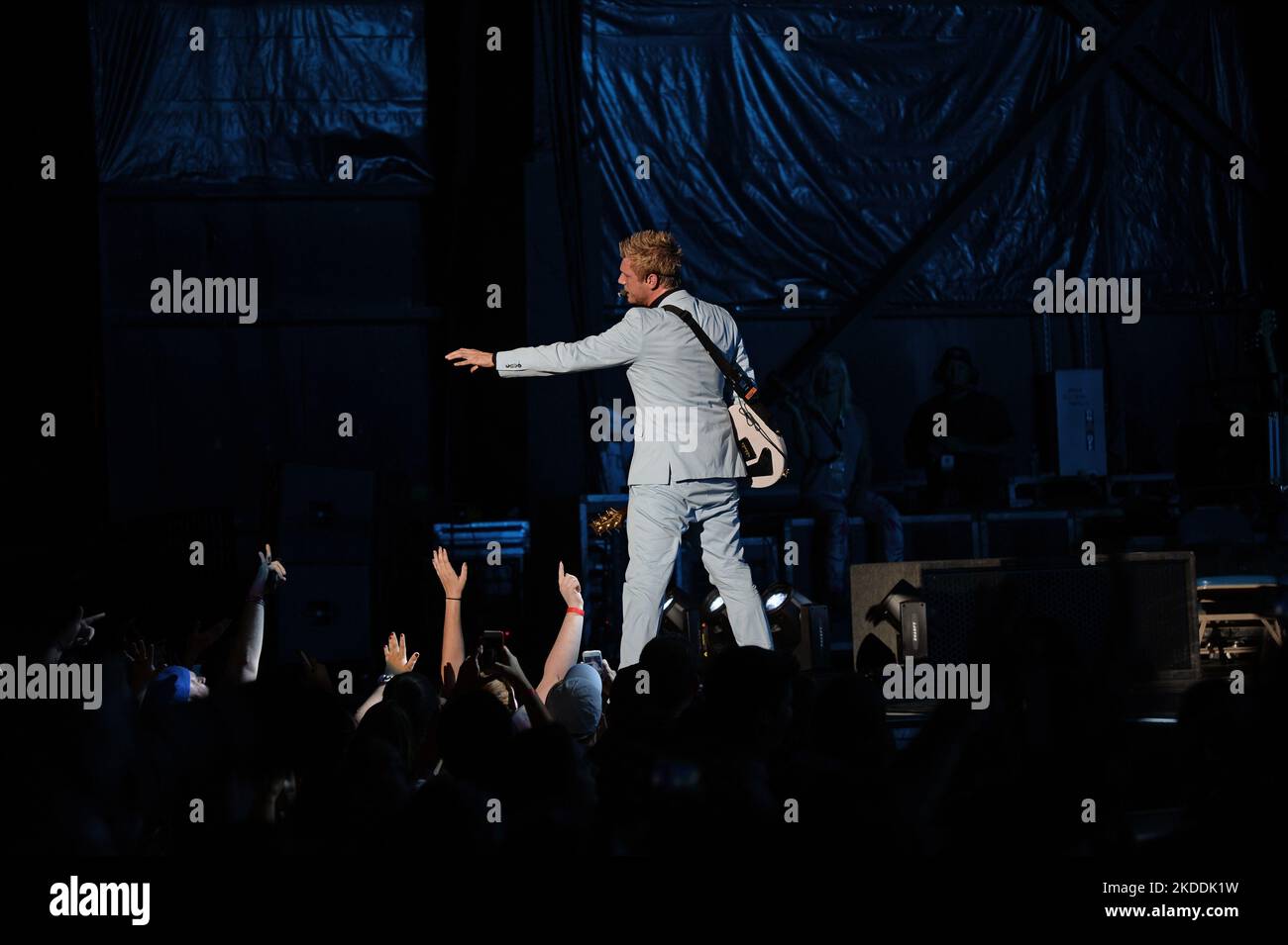 WEST PALM BEACH, FL - AUGUST 25: Kevin Richardson, Brain Littrell, AJ ...