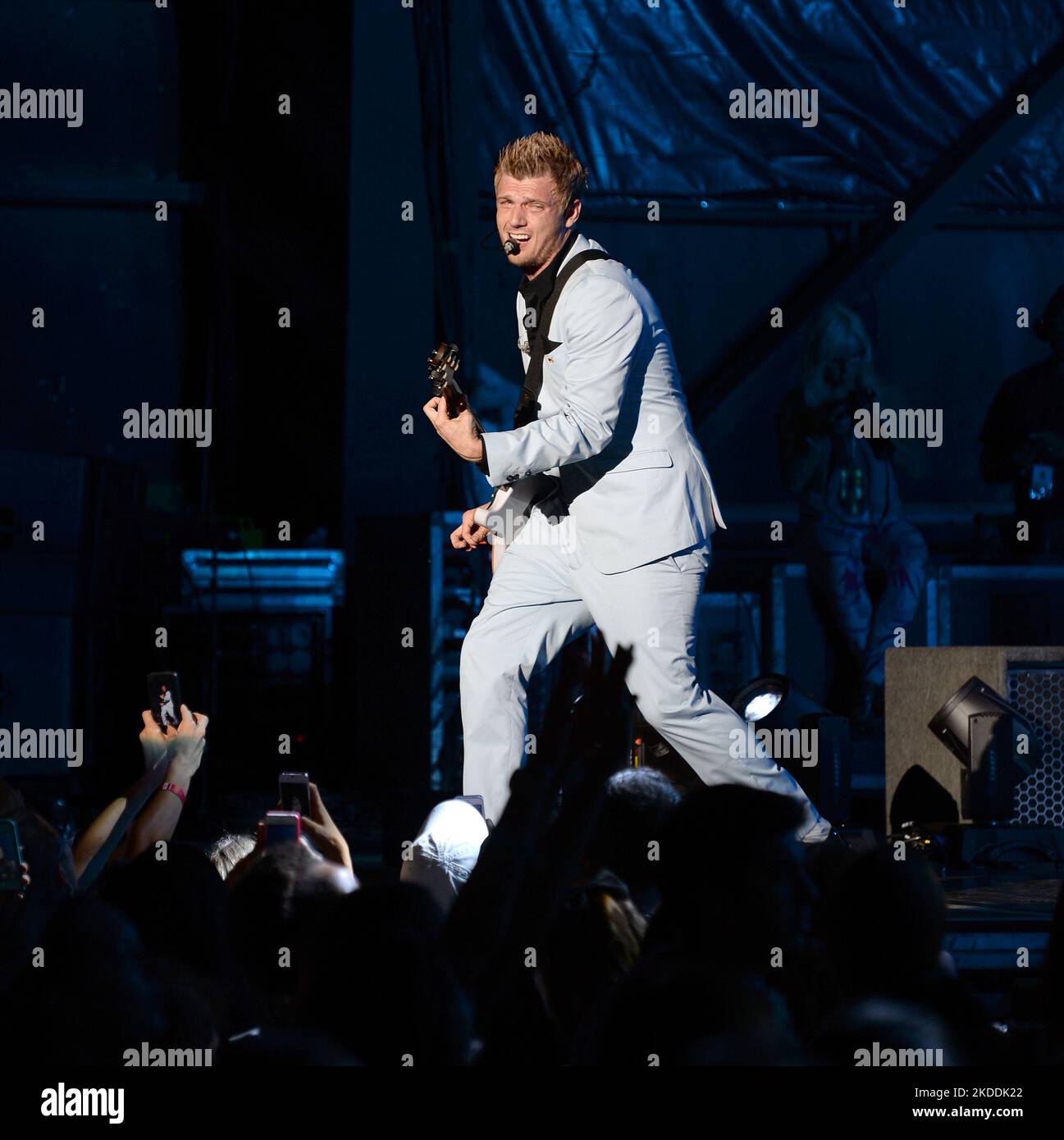 WEST PALM BEACH, FL - AUGUST 25: Kevin Richardson, Brain Littrell, AJ ...