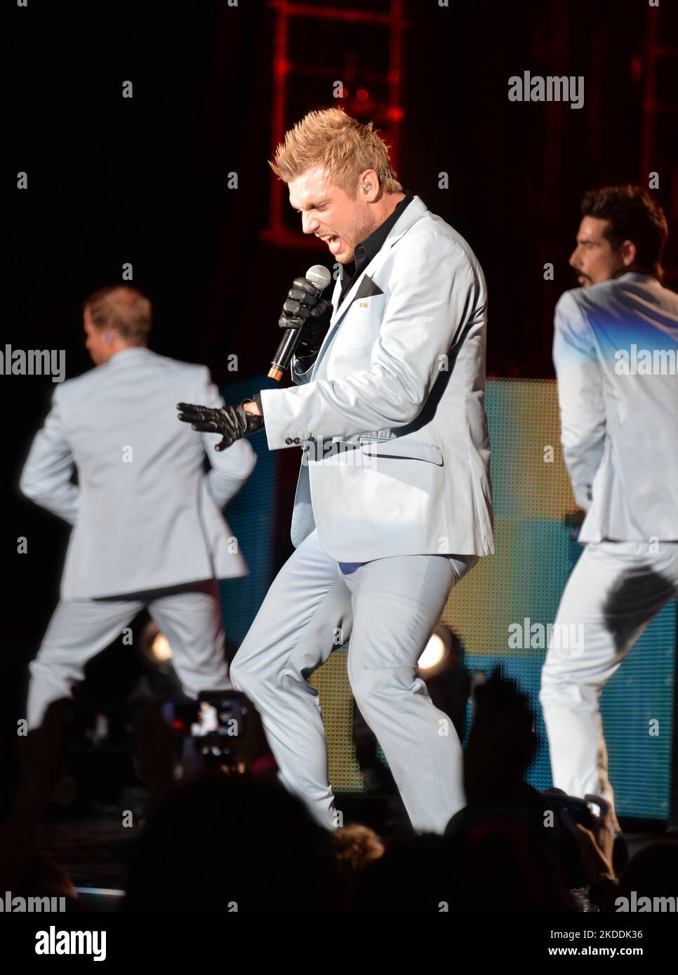 Singer and brother of backstreet boys nick carter hi-res stock ...