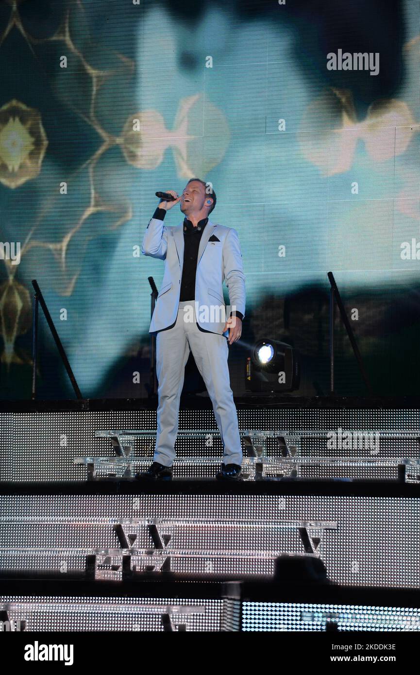 Singer and brother of backstreet boys nick carter hi-res stock ...