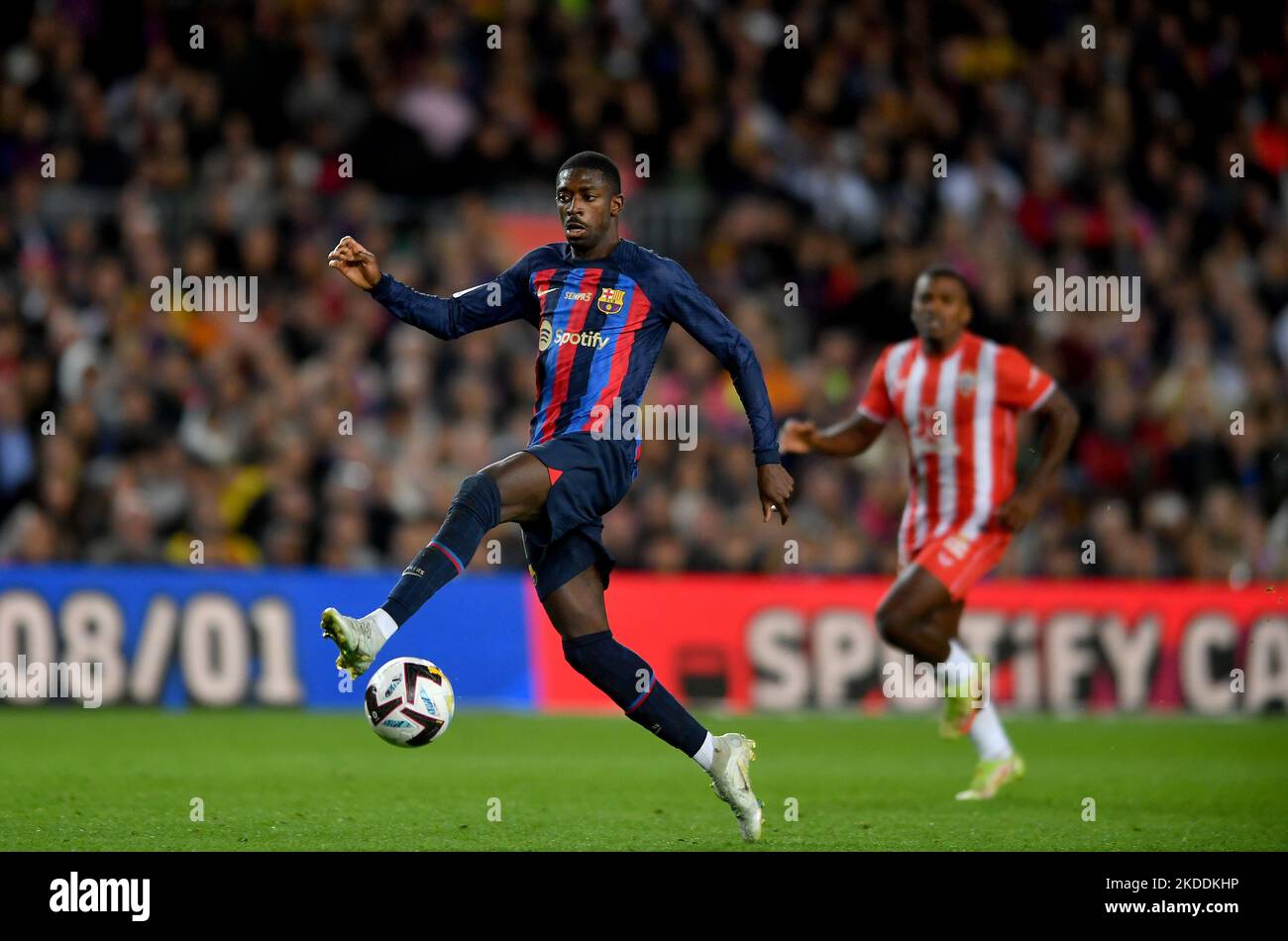 FC BARCELONA vs UD ALMERIA November 5,2022 Ousmane Dembele (7) of FC ...