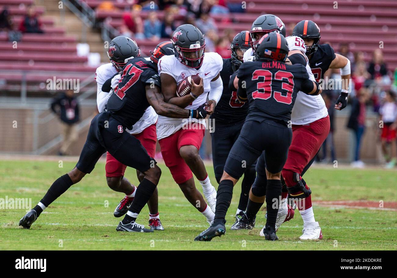 November 05 2022 Palo Alto, CA USA Washington State quarterback Cameron ...