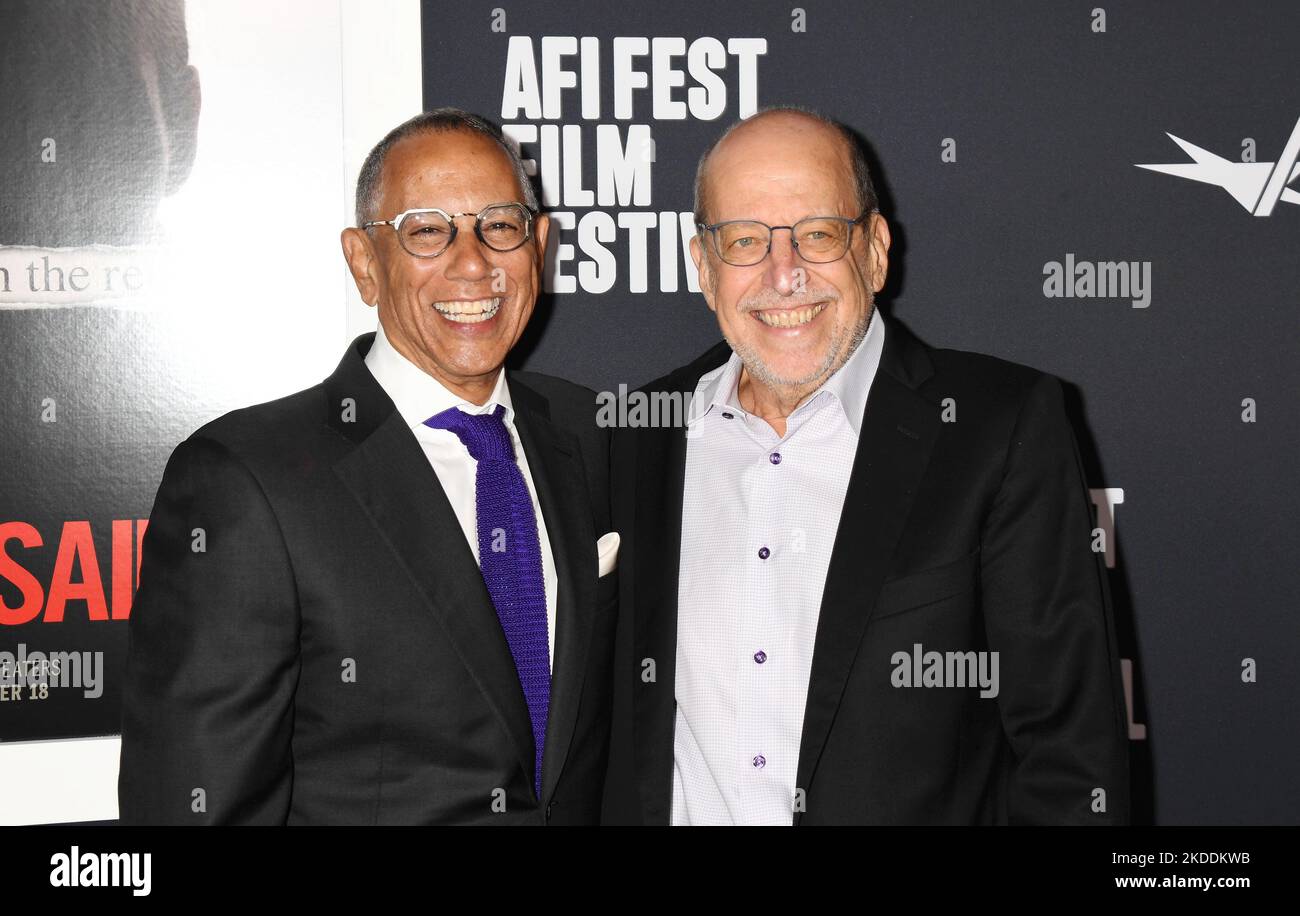 HOLLYWOOD, CA - NOVEMBER 04: (L-R) Dean Baquet and Matt Purdy attend a ...