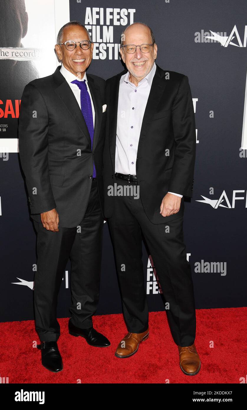 HOLLYWOOD, CA - NOVEMBER 04: (L-R) Dean Baquet and Matt Purdy attend a ...