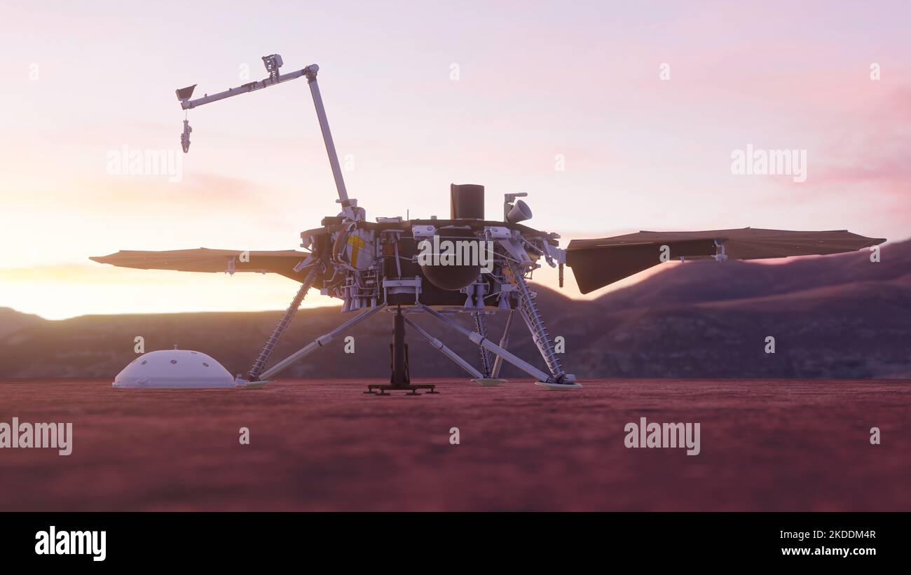 Mars InSight Lander Mission to study deep interior of the Red Planet ...