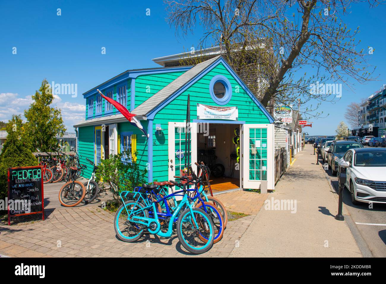 Pedego Electric Bikes store at 55 West Street near Main Street in ...