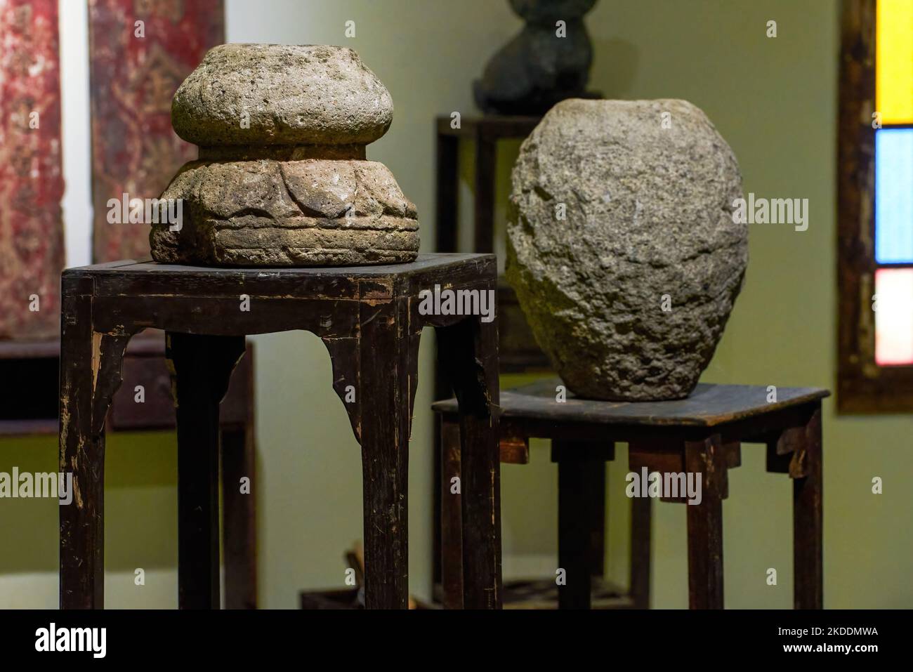 Indoor beautiful clay pot water tank close-up Stock Photo - Alamy