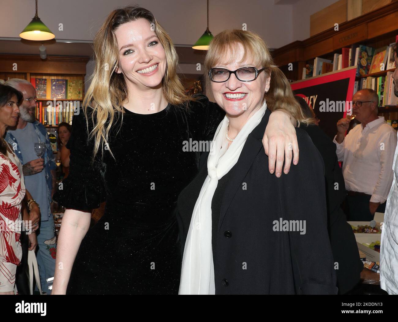 Talulah Riley and Una Riley attend "The Quickening" book launch at ...