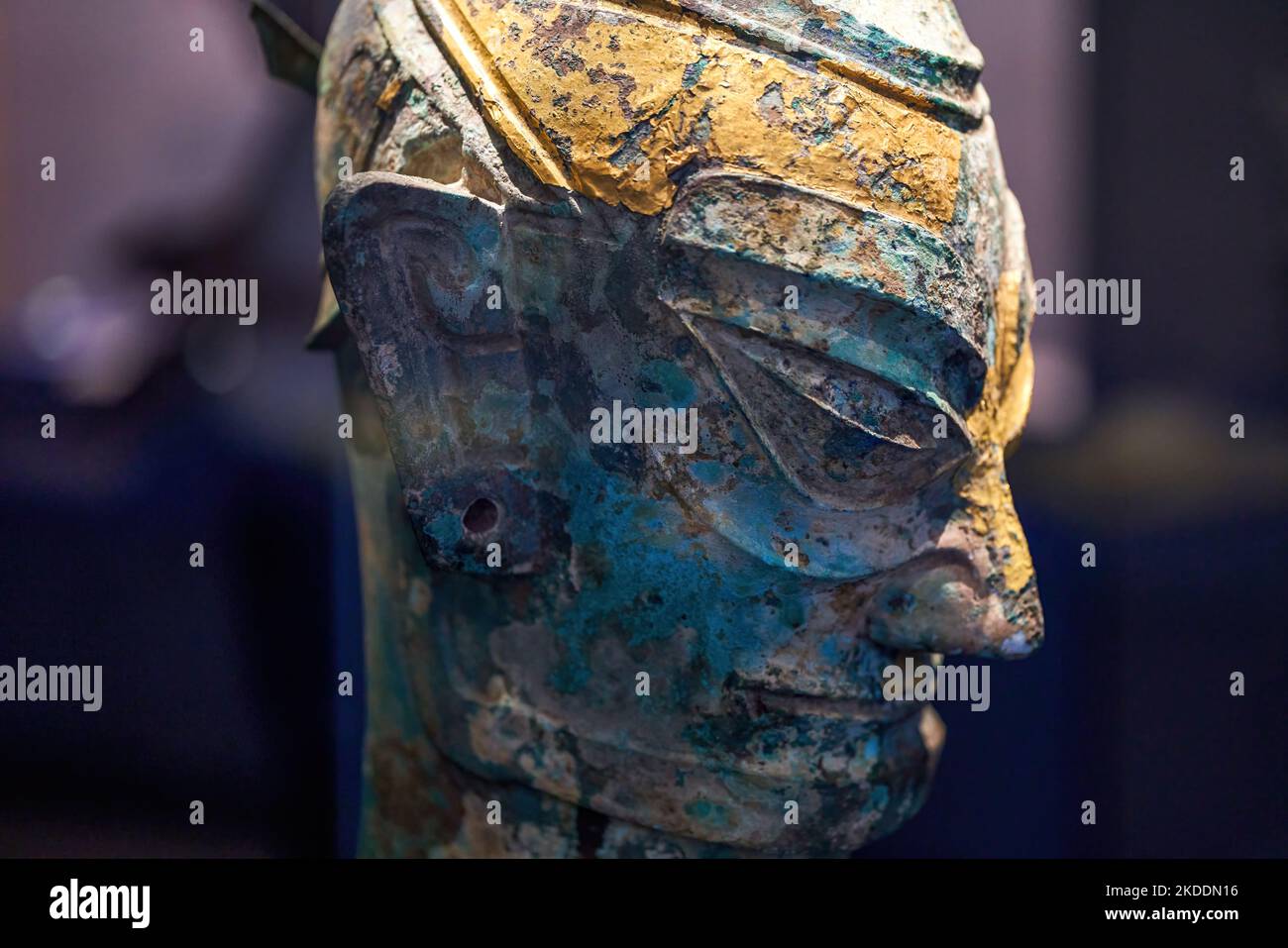 Bronze Mask Relics of Ancient Chinese Bashu and Sichuan Culture ...