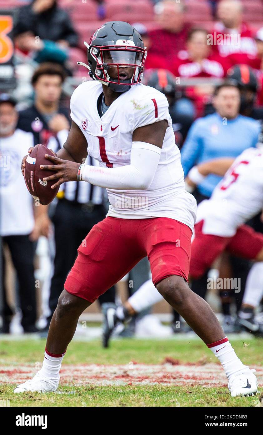 November 05 2022 Palo Alto, CA USA Washington State quarterback Cameron ...