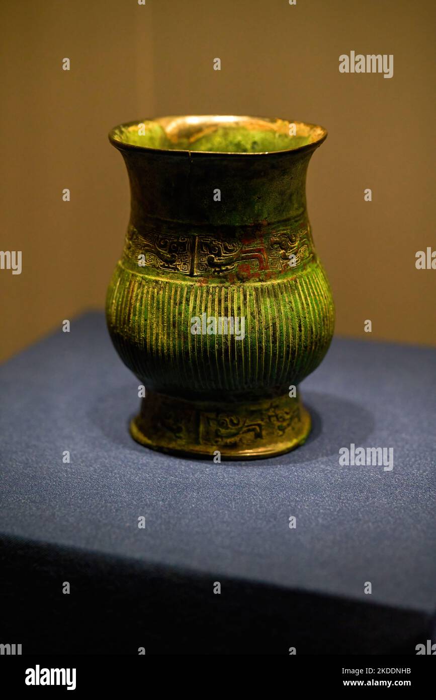 Bronze vessel cultural relics of Bashu and Sichuan culture in ancient ...