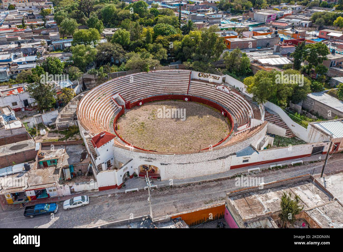 Bullring Guerita, Plaza de Toros Guerita in Charcas en el Altiplano del ...