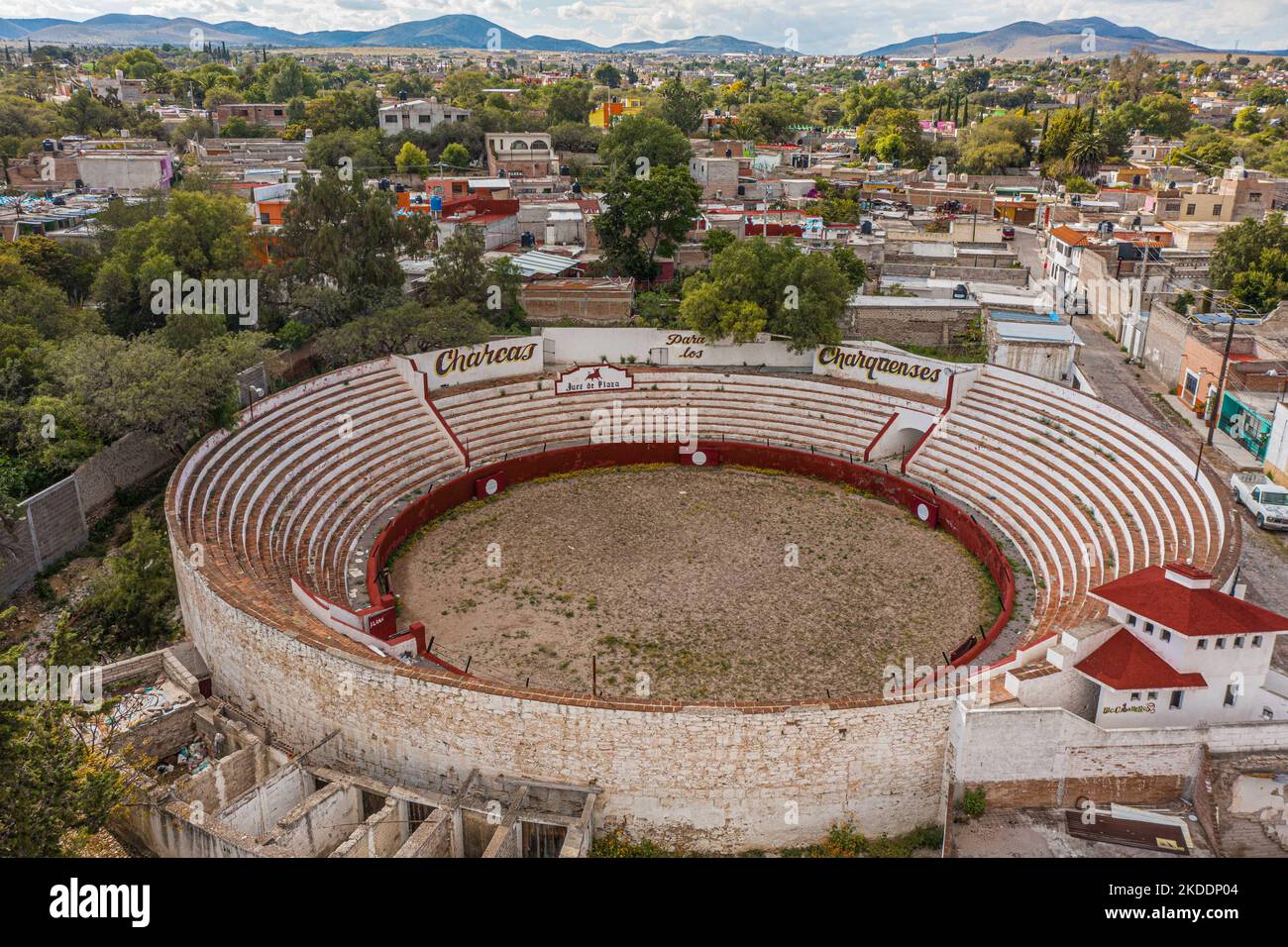 Bullring Guerita, Plaza de Toros Guerita in Charcas en el Altiplano del ...