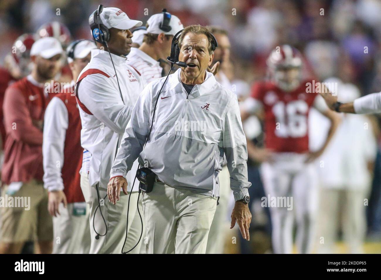 Baton Rouge, LA, USA. 5th Nov, 2022. Alabama Head Coach Nick Saban ...