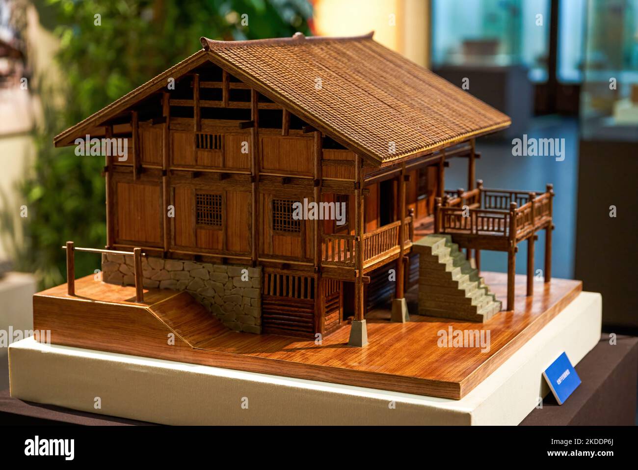 A beautiful model of traditional Chinese architecture Stock Photo - Alamy