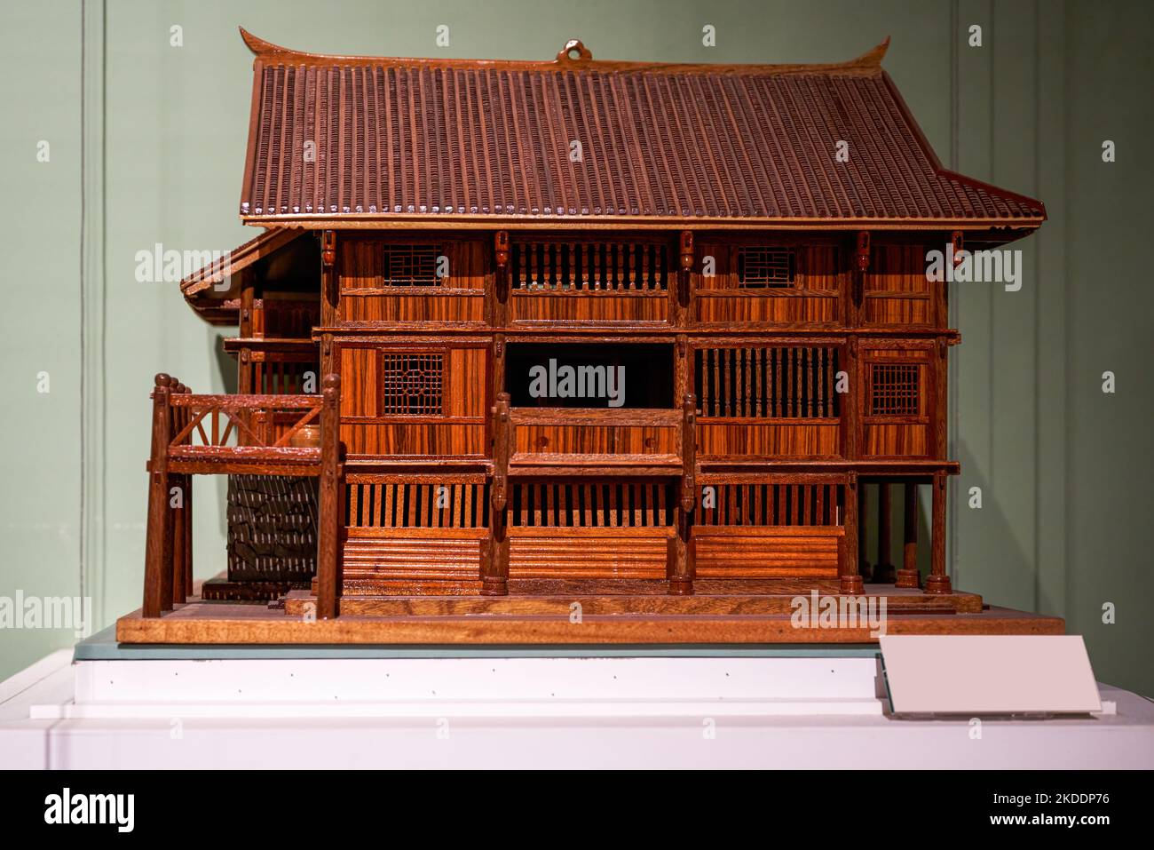 A beautiful model of traditional Chinese architecture Stock Photo - Alamy