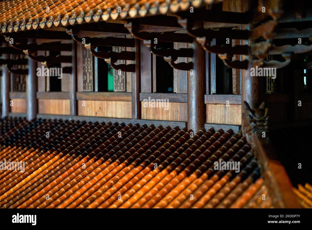A beautiful model of traditional Chinese architecture Stock Photo - Alamy