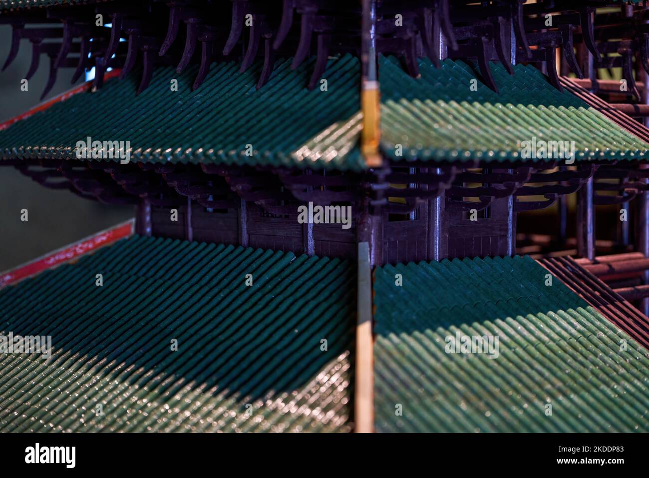 A beautiful model of traditional Chinese architecture Stock Photo - Alamy