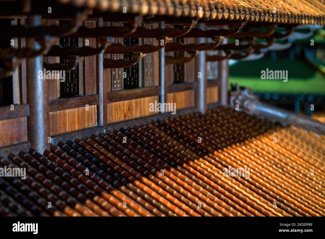 A beautiful model of traditional Chinese architecture Stock Photo - Alamy