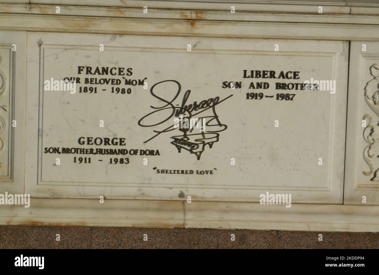Los Angeles, California, USA 3rd November 2022 Entertainer Liberace's ...