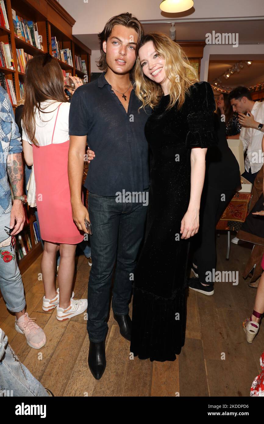 Damian Hurley and Talulah Riley attend "The Quickening" book launch at ...