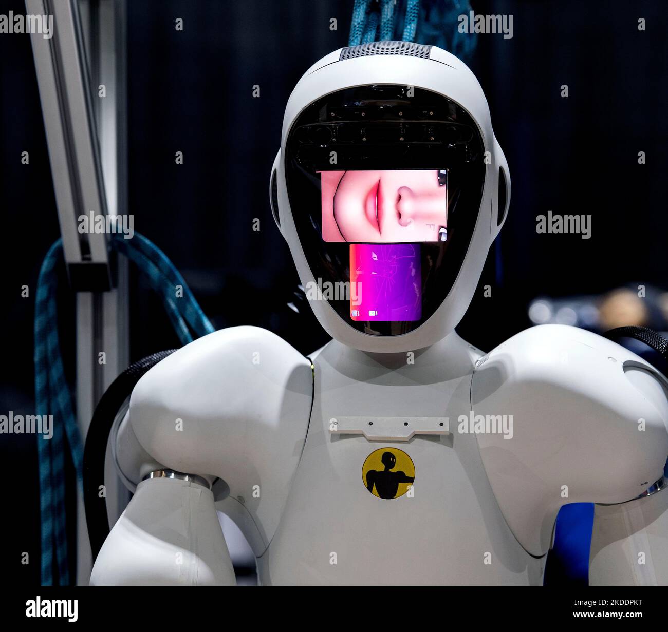 Long Beach, California, USA. 04th Nov, 2022. The I-Botics robot from ...