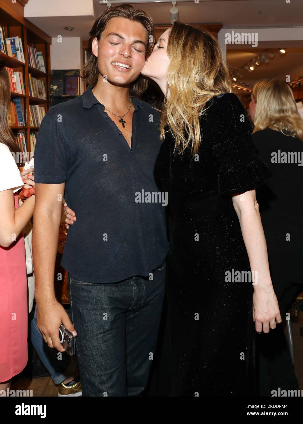 Damian Hurley and Talulah Riley attend "The Quickening" book launch at ...