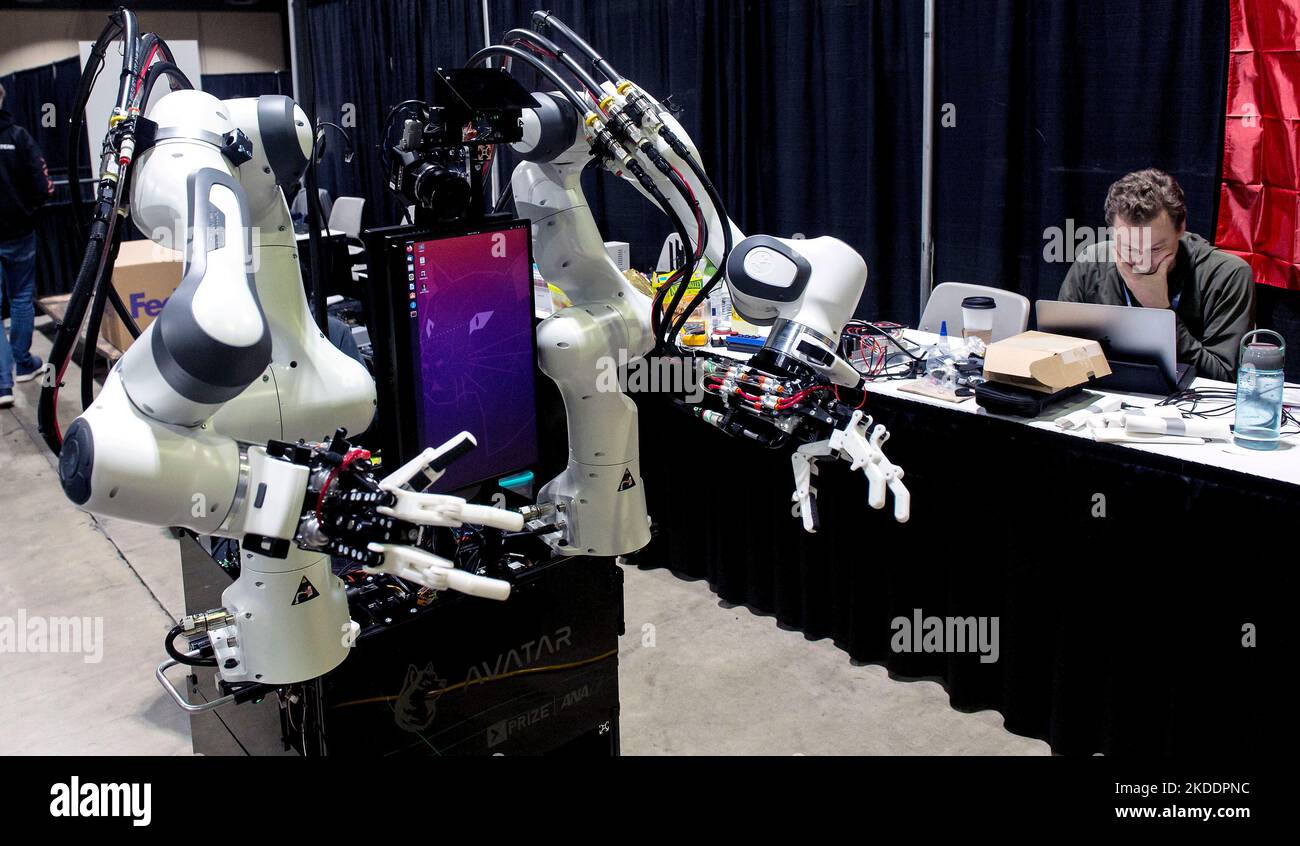 Long Beach, California, USA. 04th Nov, 2022. The robot from Team ...