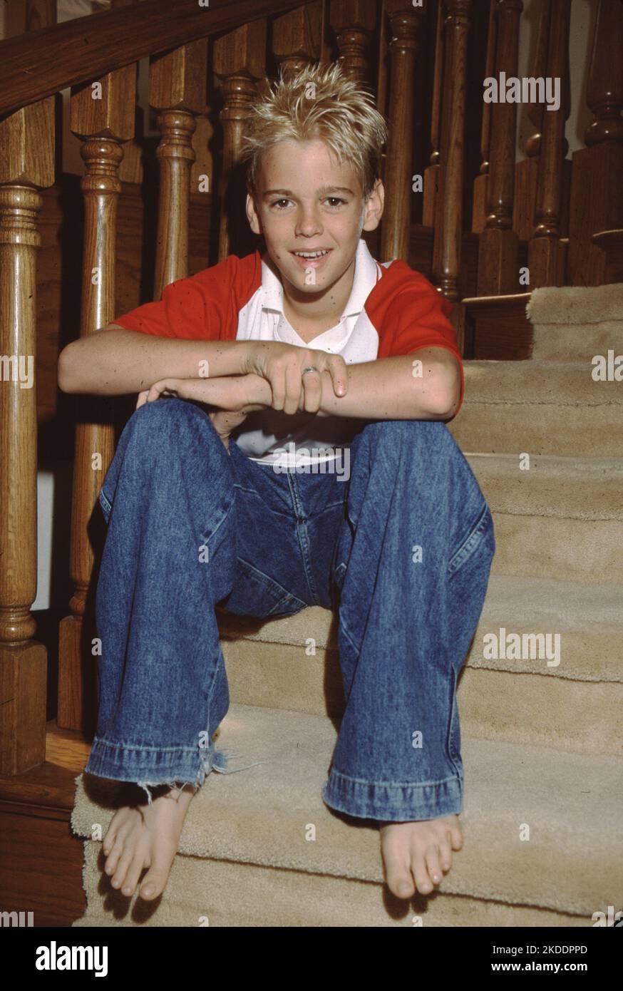Laguna Beach CA Apr 1999: Aaron Carter private shoot at home in 1999 ...