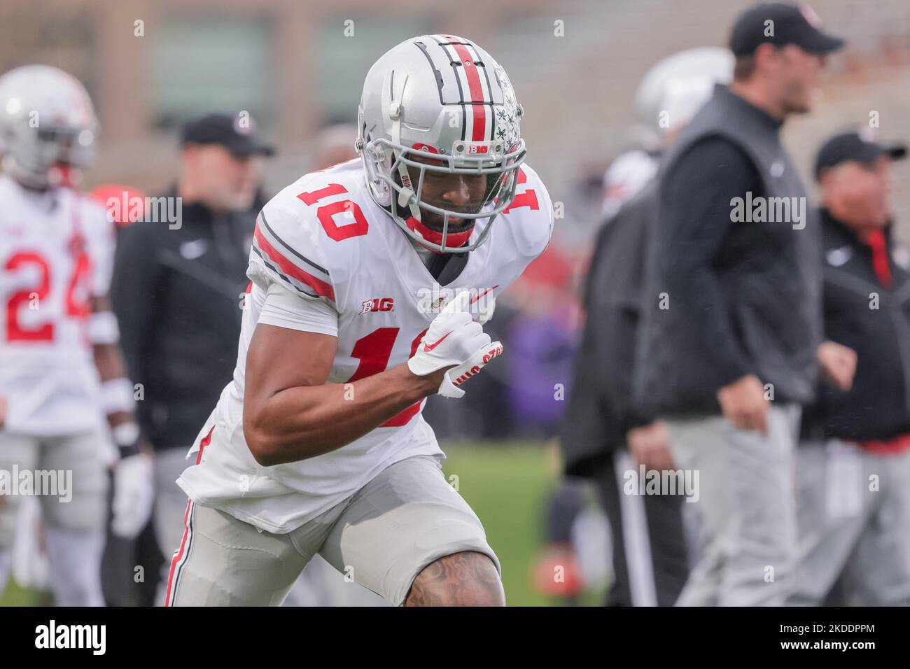 Evanston, Illinois, USA. 5th Nov, 2022. Ohio State Buckeyes wide ...